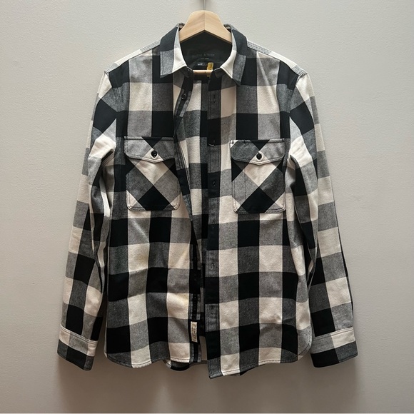rag & bone | Jackets & Coats | Rag Bone Heavy Flannel Shirt | Poshmark